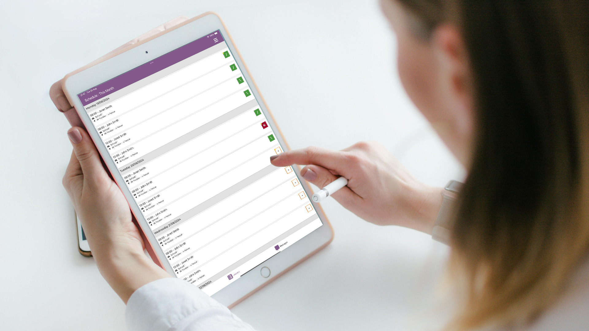 Mobile App | DCPro Alternative Provision Attendance